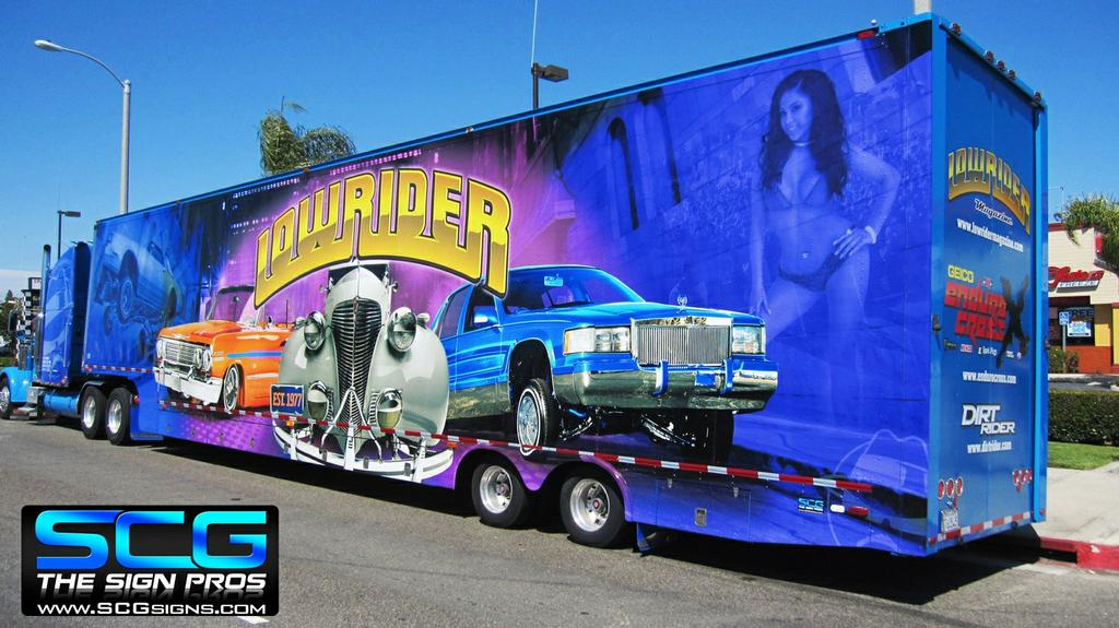 Lowrider Semi-Truck Wrap from Surf City Graphics - Your #1 Source for Vehicle Wraps, Printing ...